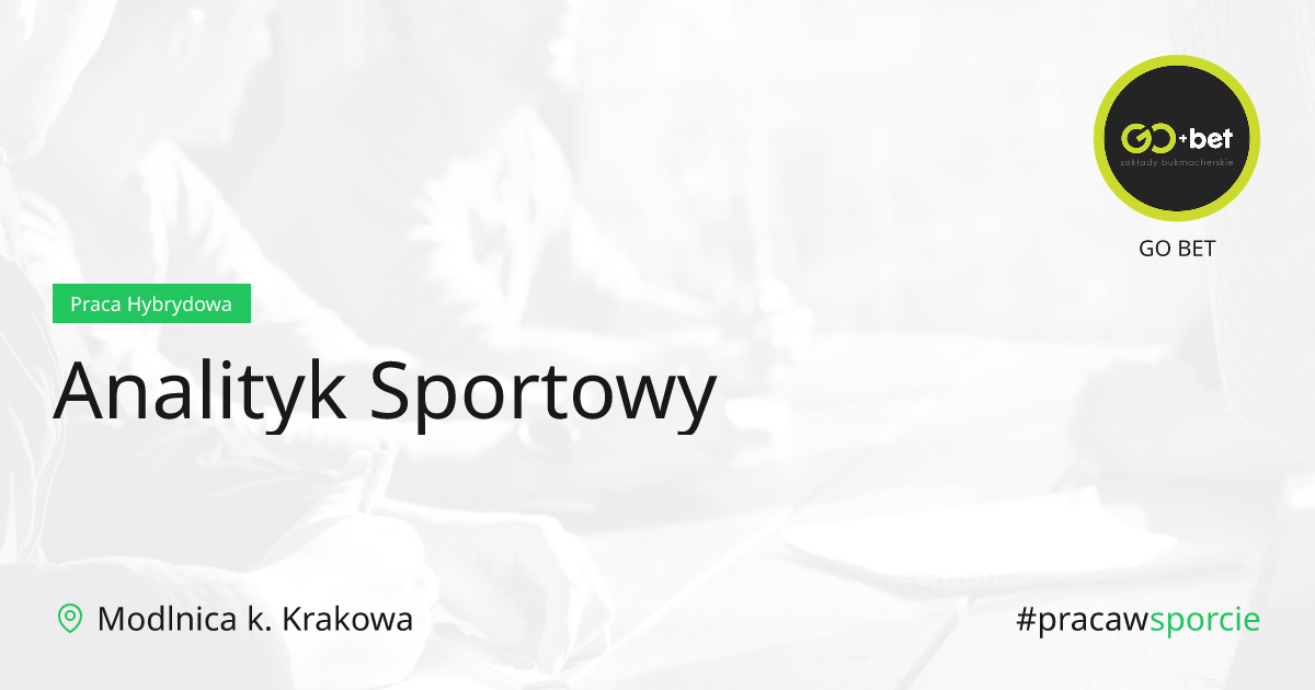 Analityk Sportowy - GO BET
